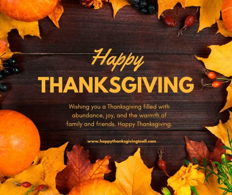 Happy Thanksgiving Day 2025 Images, Wishes, Quotes, Messages, Clipart ...