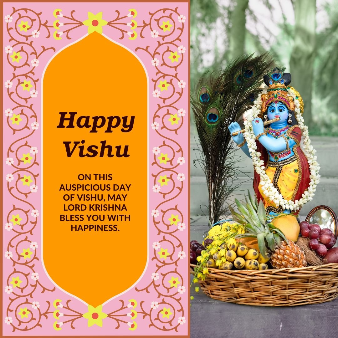 Happy Vishu 2025 Images and Wishes, Get Images of Vishu Kani, Kani ...