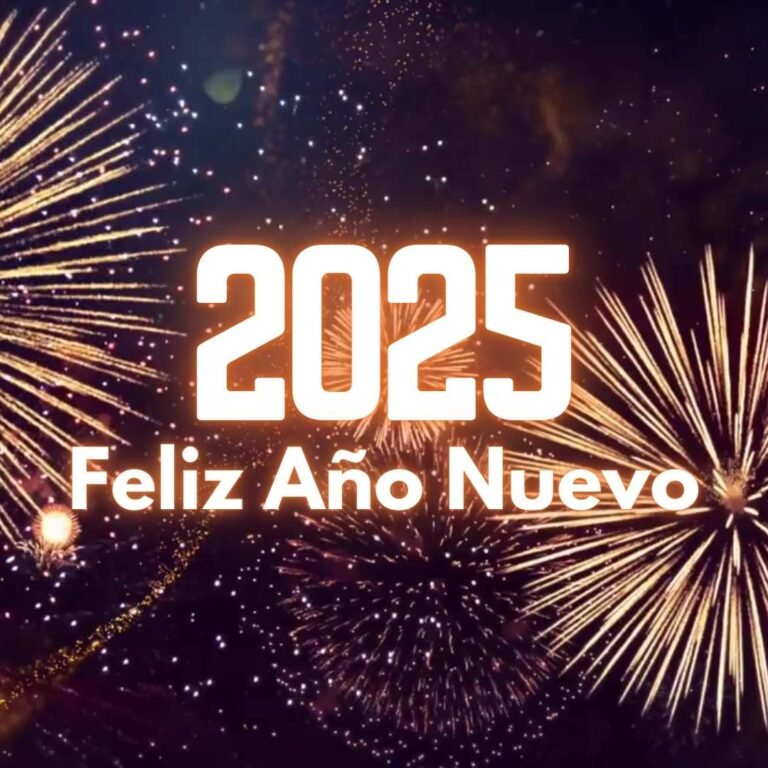 Feliz Año Nuevo 2025 Imágenes, Frases, Tarjetas y Mensajes