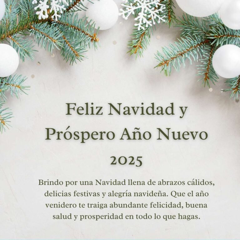 Feliz Navidad y Próspero Año Nuevo 2025 Imágenes, Frases, Tarjetas y ...