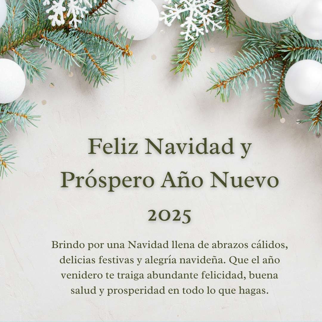 Feliz Navidad y Próspero Año Nuevo 2025 Imágenes, Frases, Tarjetas y ...